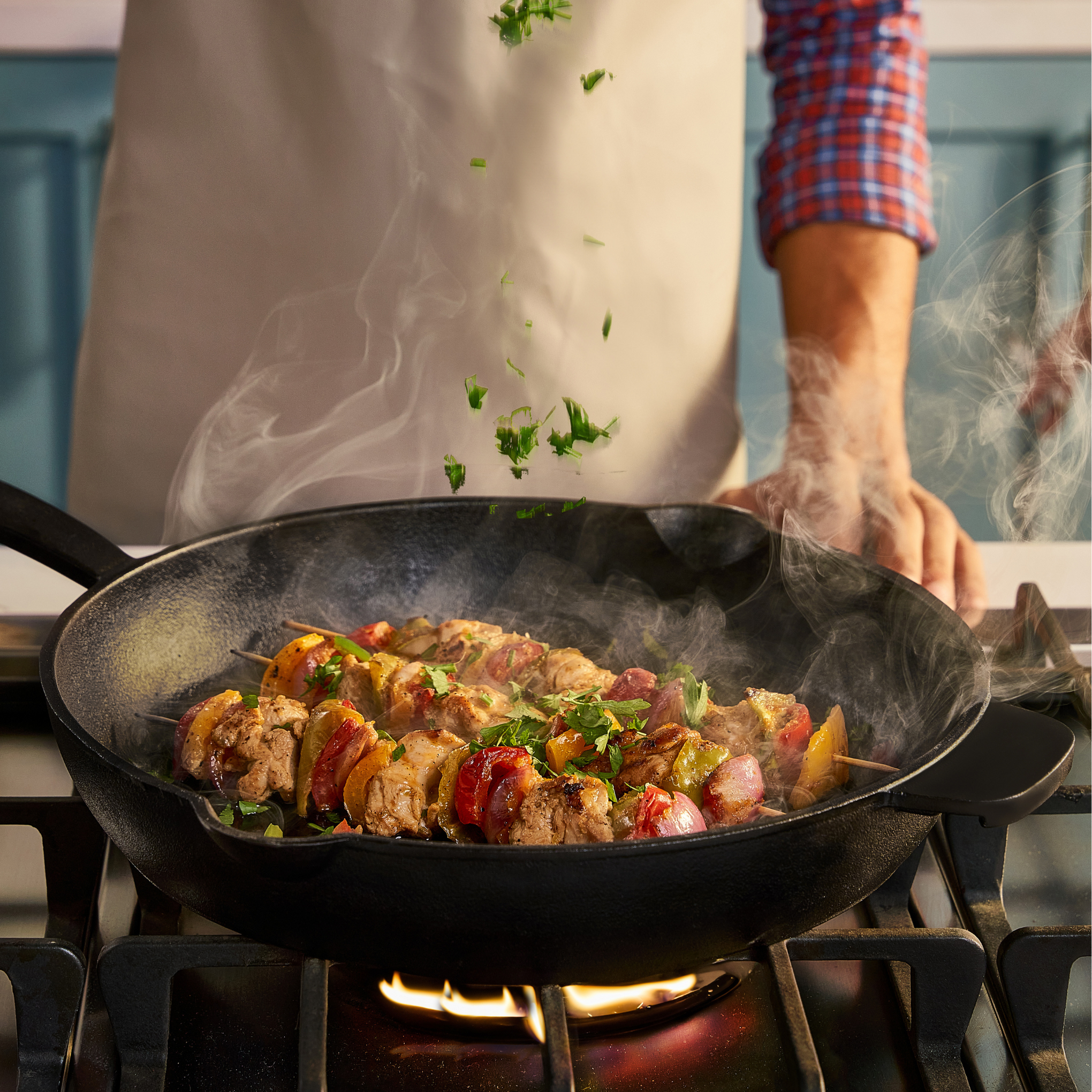 Cast Iron Grilled Chicken - Alma Cookware